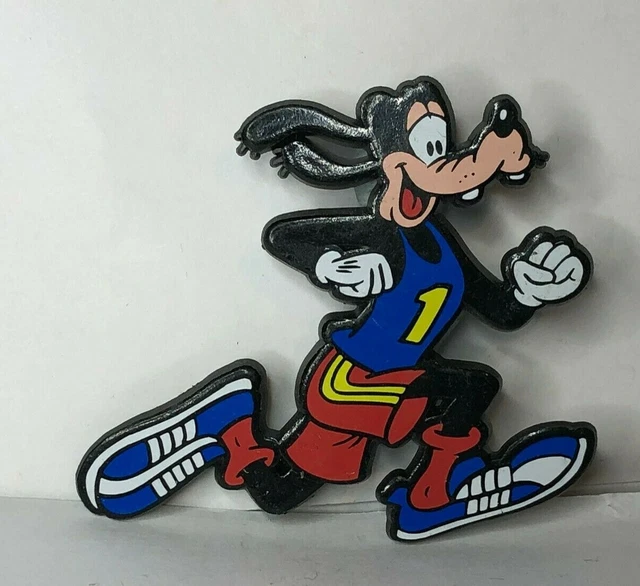 DISNEY GOOFY CHARACTER badge plastic Dufort & sons 64 x 53 mm £9.07 ...