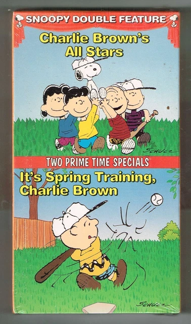 SNOOPY DOUBLE FEATURE VHS Peanuts Charlie Brown All Stars NEW SEALED ...