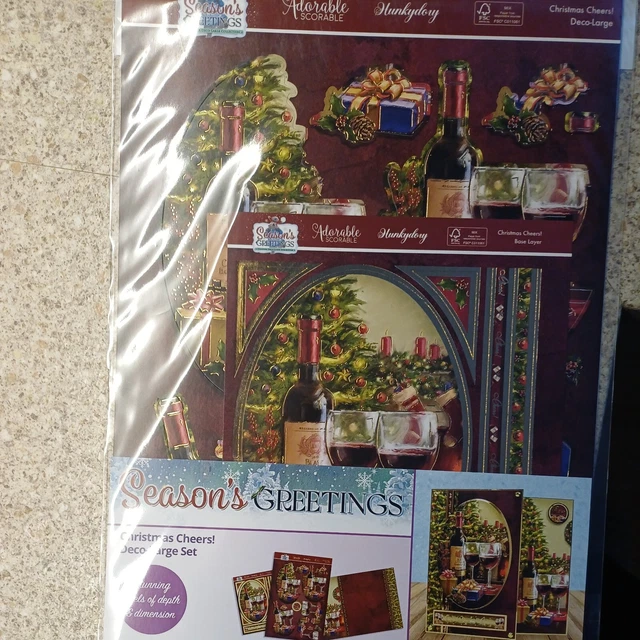 BNIP HUNKYDORY CARD making kit. Christmas Cheers £1.04 - PicClick UK