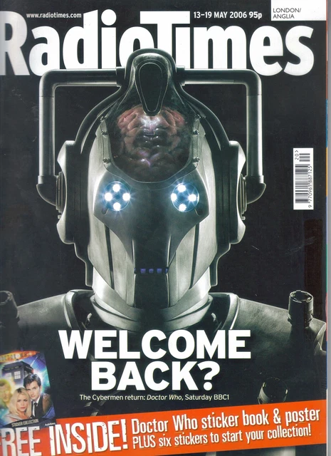 RADIO TIMES DOCTOR Who Welcome Back? Cybermen return cover May 2006 EUR ...