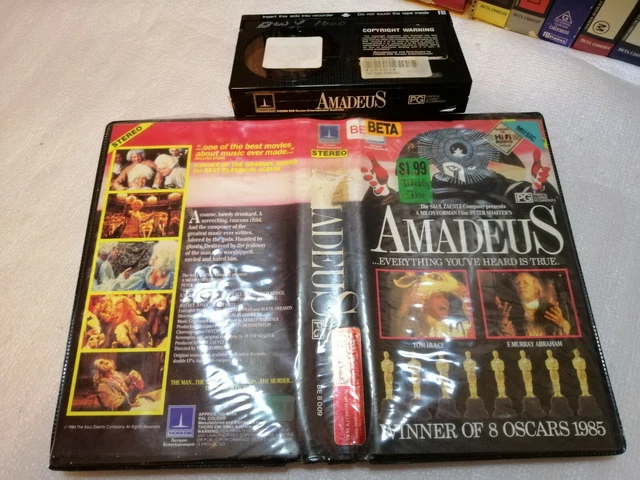 AMADEUS (1984) - RARE Thorn EMI BETAMAX 1st Issue - EPIC HISTORICAL ...
