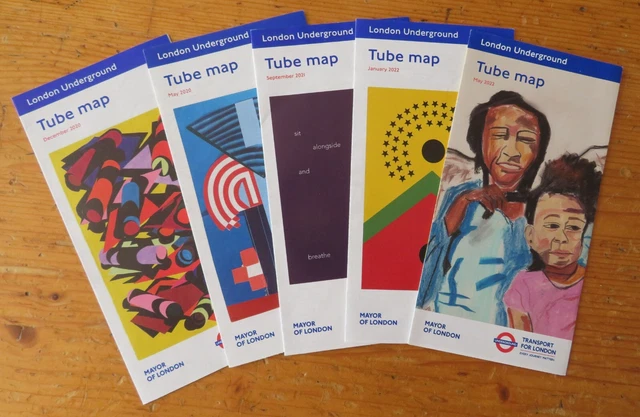 TFL LONDON UNDERGROUND Tube map 2020-2022 £2.00 - PicClick UK