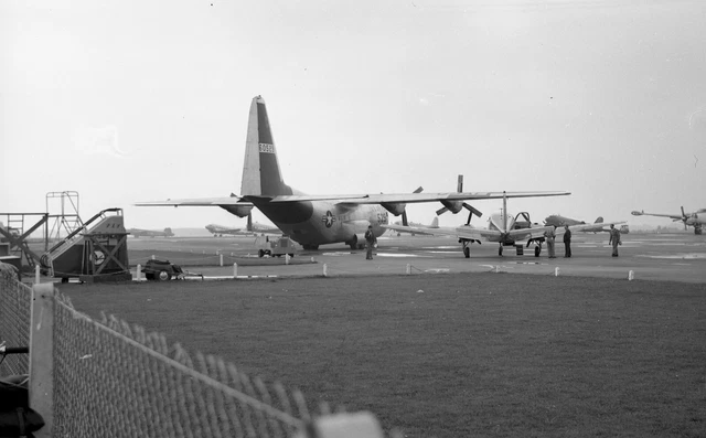 60X90MM ORIGINAL AIRCRAFT NEG 56-0529 Hercules USAF BLACKBUSHE C1959 ...