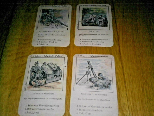 RARE WW2 DDAY German Happy Family Cards Military Troops Vtg Repro-War ...