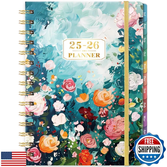 2025-2026 PLANNER - Jul 2025 - Jun 2026, Weekly Monthly Academic ...
