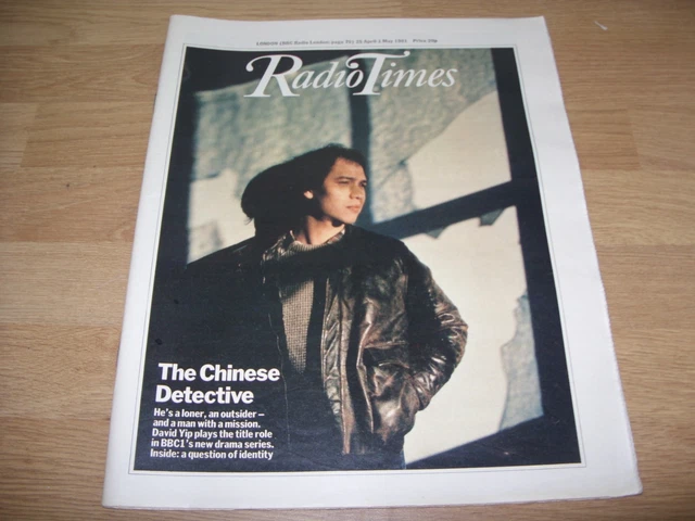 VINTAGE RADIO TIMES wc 25/4/1981 - The CHINESE DETECTIVE, etc £4.95 ...