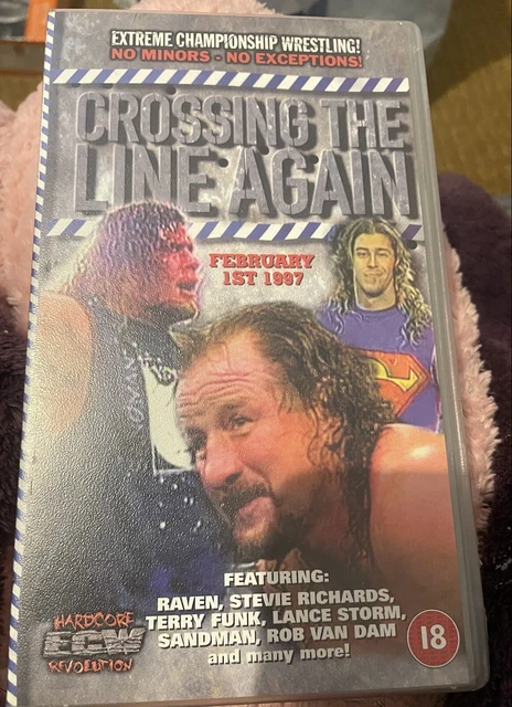 ECW - CROSSING The Line Again. VHS. Feb 1997 RARE £8.49 - PicClick UK