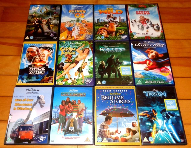 WALT DISNEY LIVE Action Children’s Kids Family Films x 12 DVD bundle ...