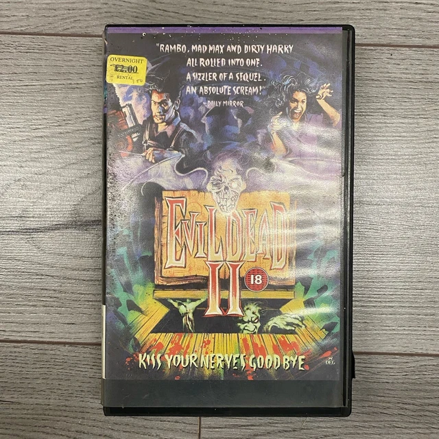EVIL DEAD 2 Horror VHS Tape Collectible Rare Palace Ex Rental £21.51 ...