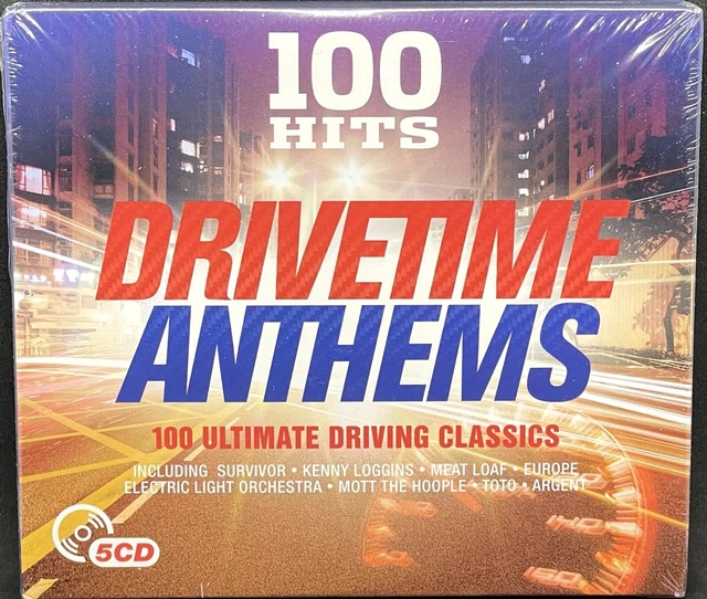 100 HITS - Drivetime Anthems, Various, 5X Cd Album, (2017) New / Sealed ...