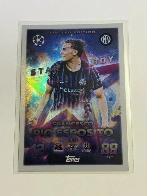 STAR BOY PIO Esposito Topps Match Attax 2025/2026 Limited Edition 25/26 ...