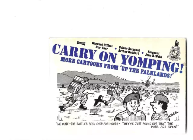 CARRY ON YOMPING More Cartoons From Up The Falklands Royal Marines 1982 ...