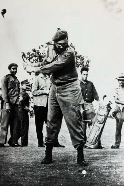 1961 FIDEL CASTRO pictured playing golf OLD PHOTO $8.55 - PicClick AU