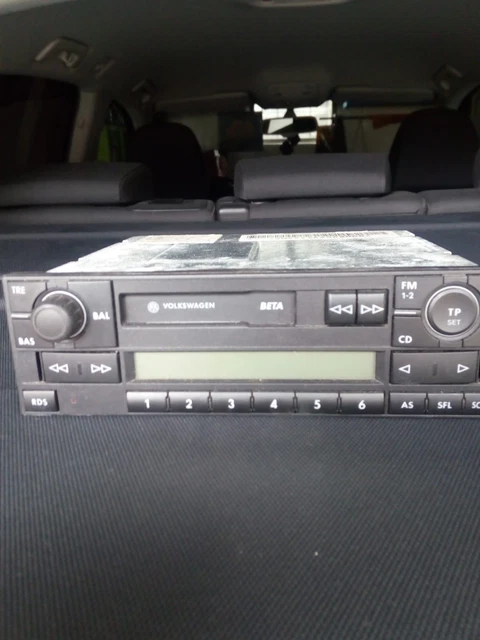 VOLKSWAGEN BETA V / 5 Autoradio Werksradio Kassettenradio Original VW ...