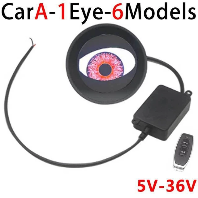 LED DISPLAY SCREEN for Car Electronic Eye Dynamic Devil Eyes Remote ...