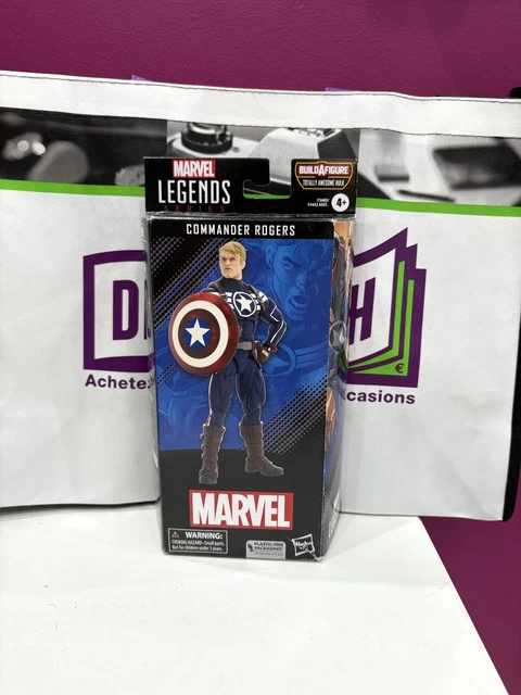 FIGURINE MARVEL LEGENDS Captain Marvel Commander Rogers EUR 34,49 ...