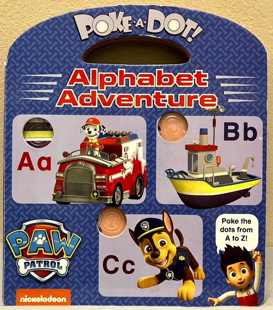 PAW PATROL POKE A Dot - Alphabet Adventure Children's Book - Melissa ...