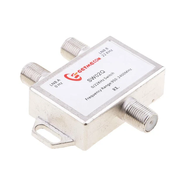 2X1 DISEQC LNB Satellite Multi FTA Switch 0/22KHz LNBF Multi Switch £6. ...