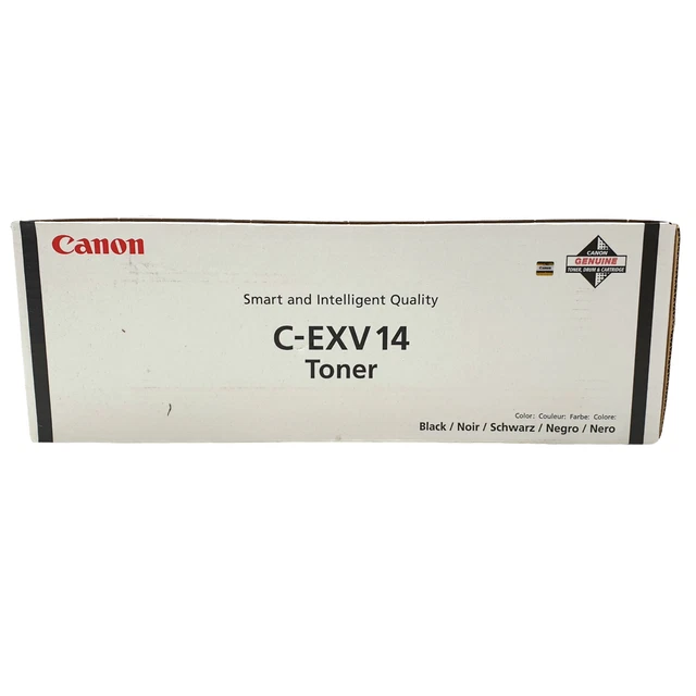 CANON C-EXV14 BLACK Toner Cartridge Genuine Original CEXV14 Image ...