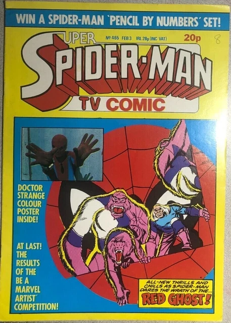 SUPER SPIDER-MAN TV COMIC #492 (1982) Marvel Comics UK GalactusFF ...