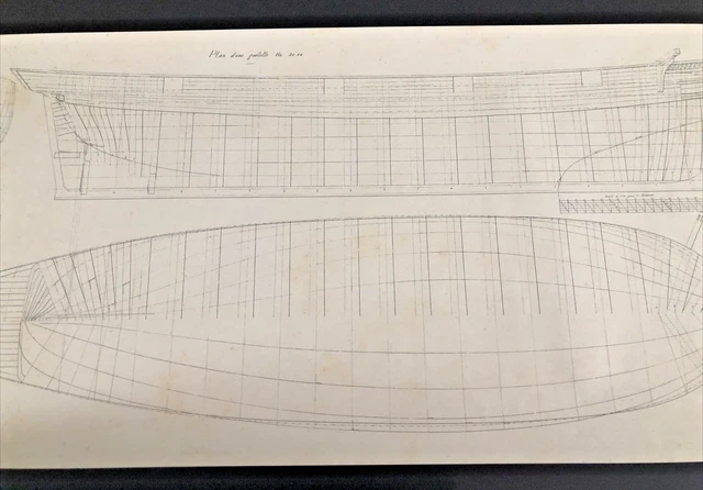 RARE PLAN GOÉLETTE Benjamin BENETEAU 1884 Copie Chantiers Bénéteau France - 2004 EUR 4,99 ...