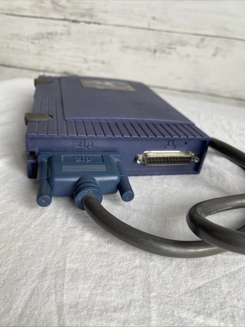 IOMEGA ZIP 100 External Parallel Port Zip Drive For PC Z100P2 Untested ...
