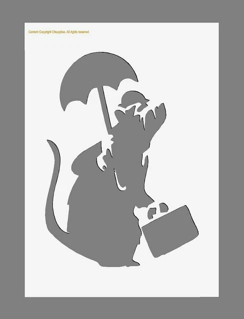 Mylar Stencil Banksy 125 190 Micron A3 A4 A5 Sizes Eur 5 44 Picclick Fr