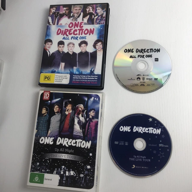 1D ONE DIRECTION Up All Night Tour + All For One DVD Region 4 Music ...