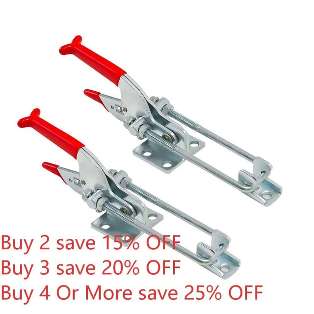 STEEL ADJUSTABLE HEAVY Duty Pull Latches Toggle Latch Toggle Clamps U ...