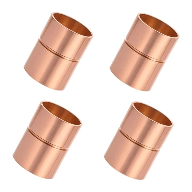 COPPER REFRIGERATION STRAIGHT Coupling Fittings 3/4 Inch for Heat Pump ...