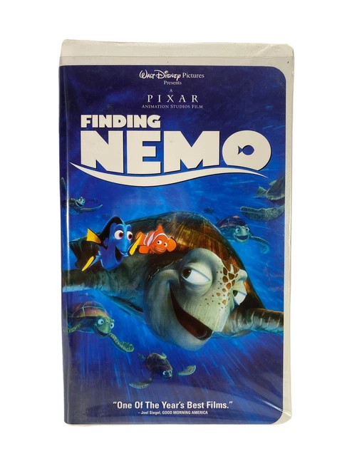 WALT DISNEY PIXAR Finding Nemo VHS 2003 Clamshell Full Screen Edition ...