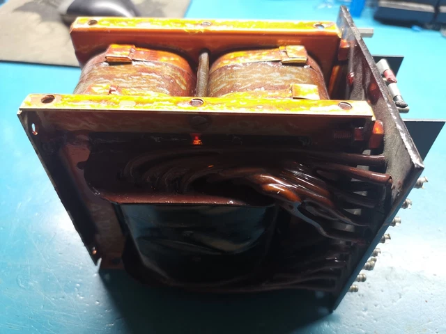 DUAL C CORE Transformer Multiple output EX MOD 4 x 8v And 4 x 2v 10A £ ...