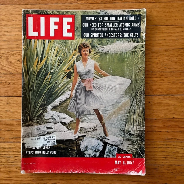 LIFE MAGAZINE SOPHIA Loren Steps Into Hollywood Marilyn Monroe JFK May ...