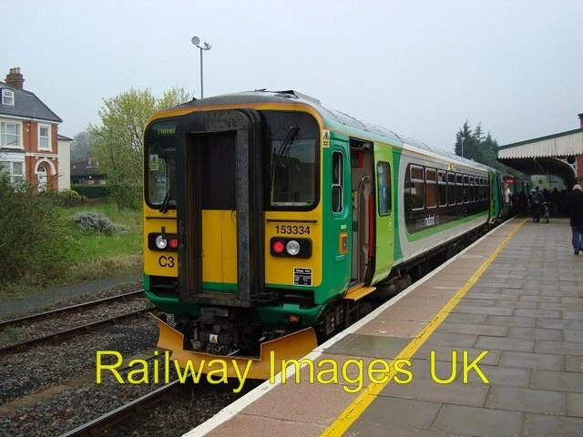 RAILWAY PHOTO CLASS 153 DMU - Class 153 at Hereford c2009 £2.00 ...