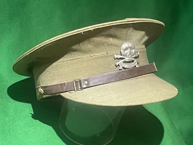 1920'S BRITISH ARMY Warrant Officers Service Dress Cap 17Th Lancers ...