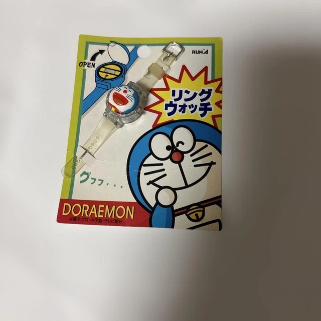 DORAEMON RING WATCH - Rare Retro Transparent Band Doraemon Face £37.40 ...