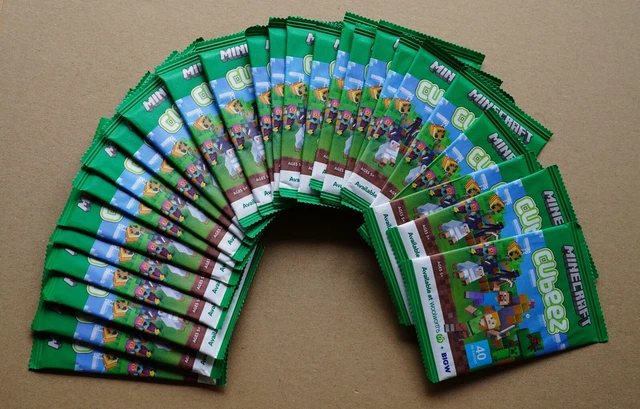 WOOLWORTHS MINECRAFT CUBEEZ 2025, 26 x Unopened Card Packs . $20.00 ...