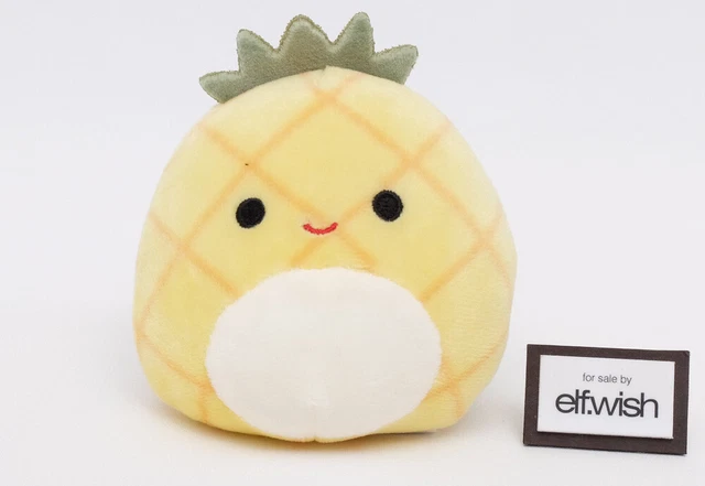 SQUISHMALLOWS MAUI THE Yellow Pineapple Keyring Clipon Cute Toy 3.5 Inch New £12.99 - PicClick UK