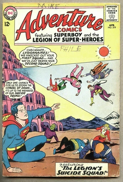 ADVENTURE COMICS #319-1964 gd+ Superboy Legion Of Super-Heroes EUR 20 ...