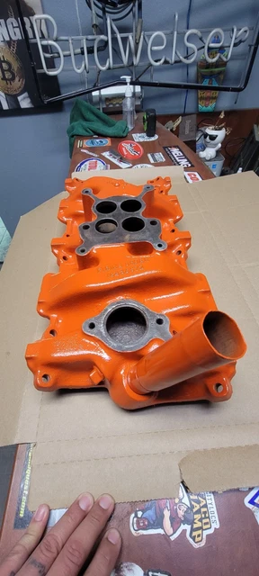 1957 CHEVROLET BEL Air Nomad Corvette Intake Manifold 3731398 283 Code ...