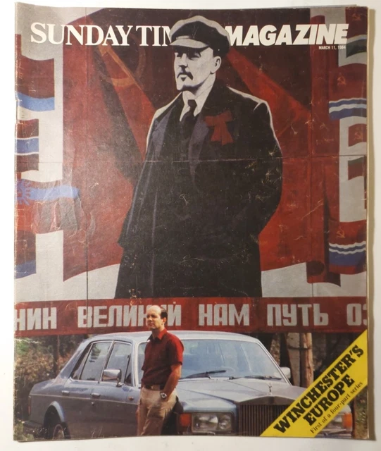 SUNDAY TIMES MAGAZINE 11th March 1984 Art, Dr Who, Starlight Express ...