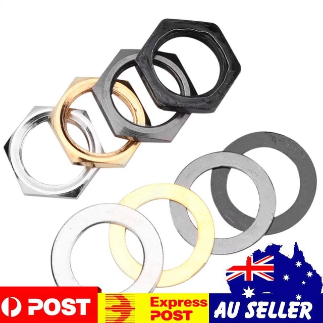 3/8 INCH GUITAR Bass Socket Nut Gasket Electric Box Guitar Jack ...