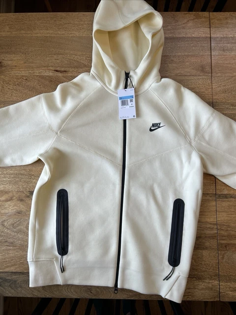 NIKE TECH FLEECE Windrunner Full-Zip Hoodie Coconut Milk FB7921-113 Men ...