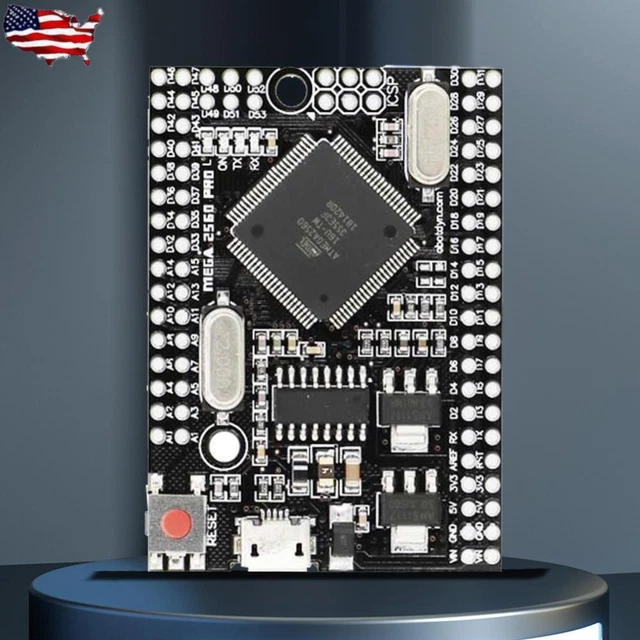 MEGA2560 PRO USB Microcontroller Board Embed CH340G ATmega2560-16AU for ...