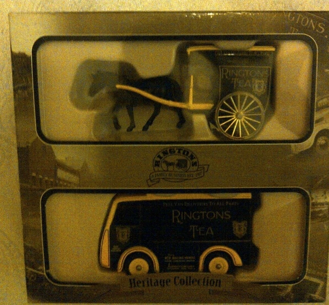 HERITAGE COLLECTION RINGTONS Tea Model Van & Horse with Trailer ...