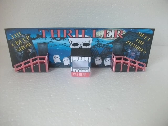 FAIRGROUND MODEL OO Scale Model Funfair 00 Gauge Th Model Railway ...