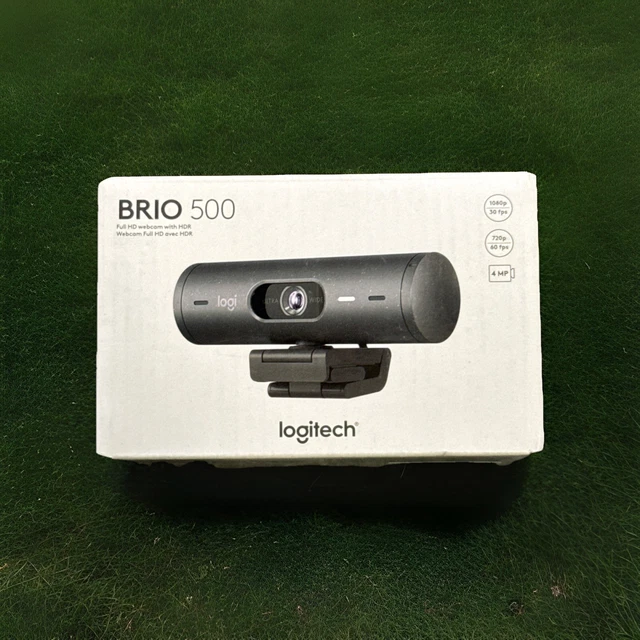 LOGITECH BRIO 500 HDR 1080P FHD Ultra Wide Angle Lens mac/PC Webcam ...