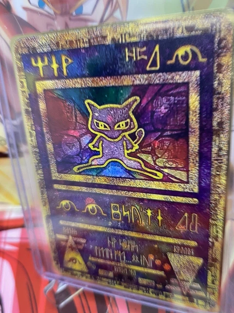 ANCIENT EGYPTIAN MEW SPECIAL Metal Gold Plated Pokemon Card EUR 29,53 ...