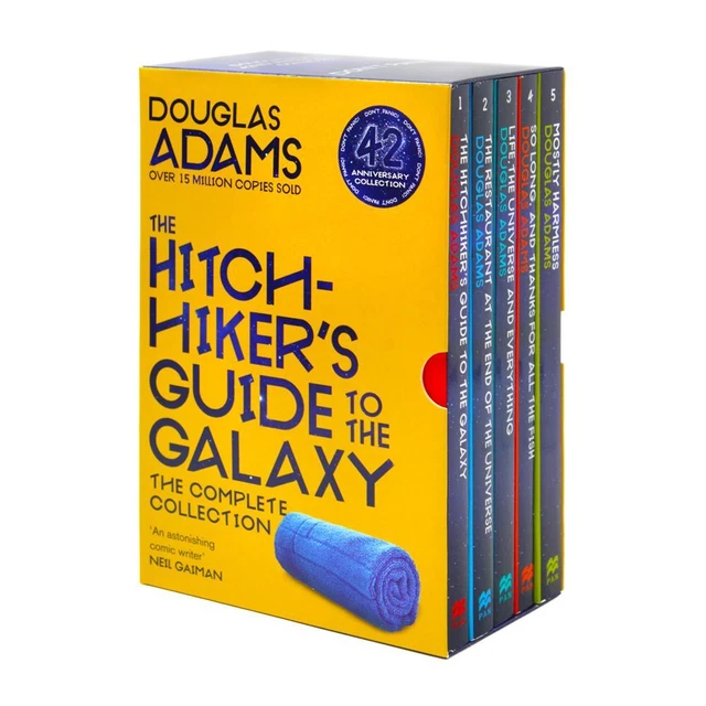 THE COMPLETE HITCHHIKERS Guide to the Galaxy Boxset New Cover By ...