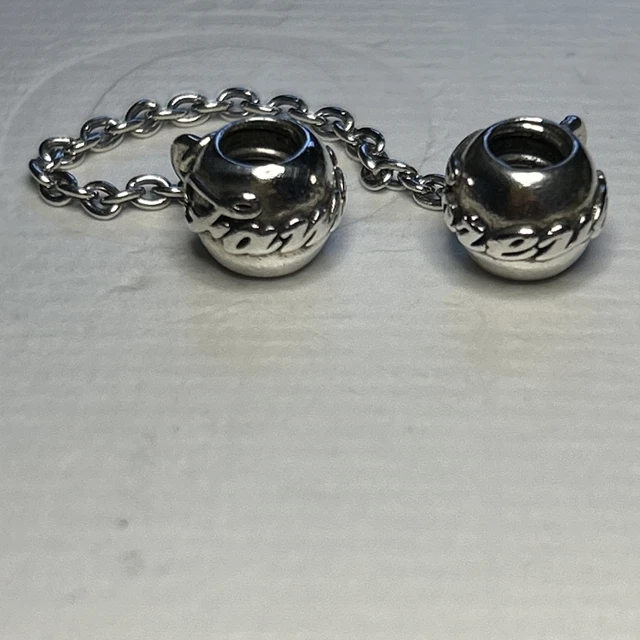 GENUINE PANDORA 🌟 Family Forever Safety Chain 🌟 925 ALE 🌟 791788 £24.12 ...